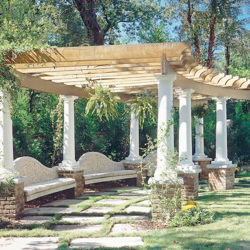 Tuscan Patio Pergola Designs