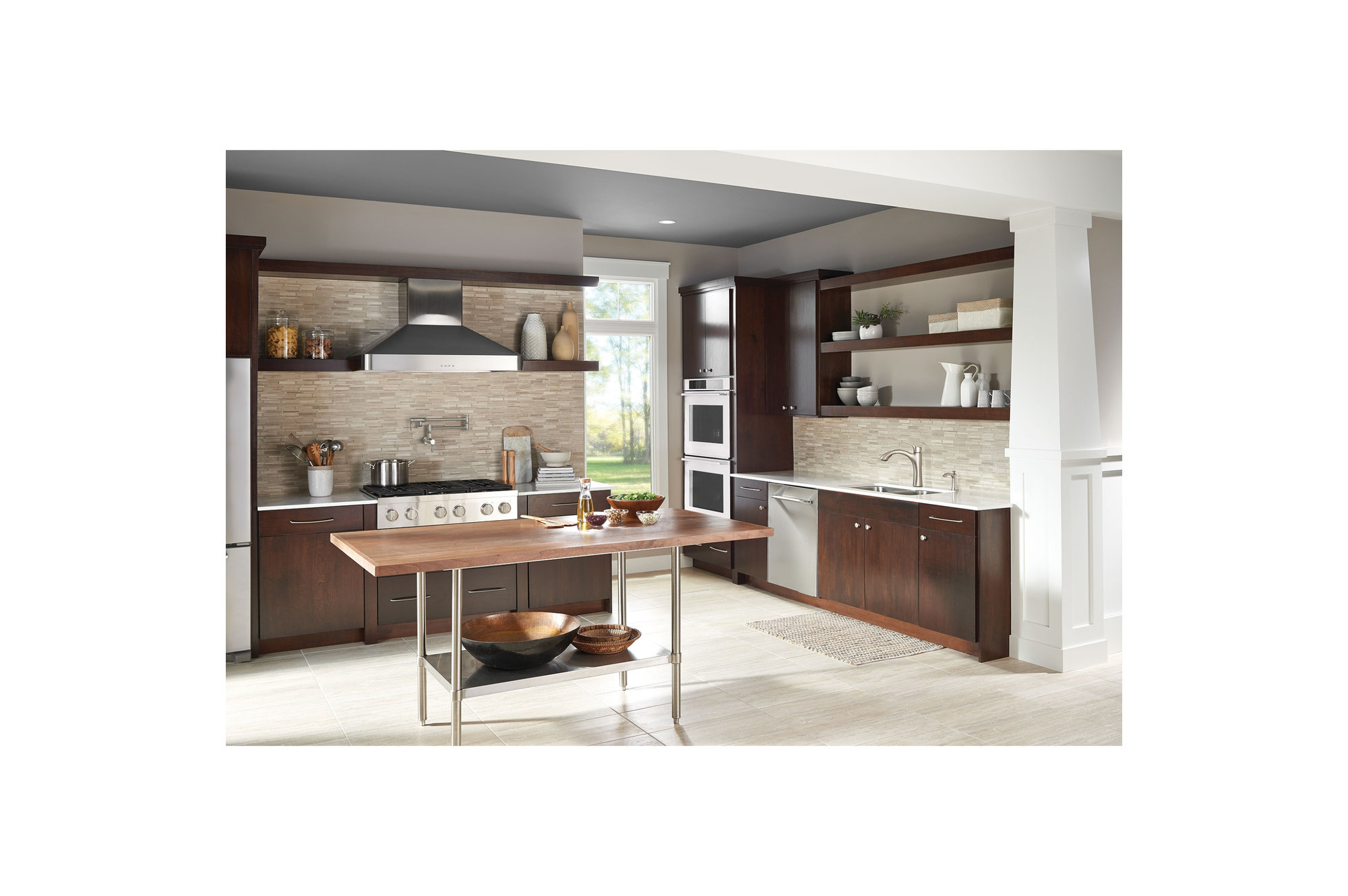 Moen Modern Pot Filler 2-Handle Kitchen Faucet - Transitional - Pot ...