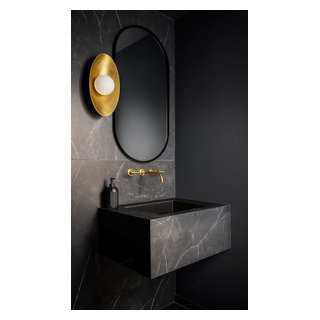 Loft Combination - Contemporary - Powder Room - Chicago - by BHA pllc ...