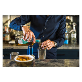 One Step Down Cocktail Lounge - Midcentury - Home Bar - Orange County ...