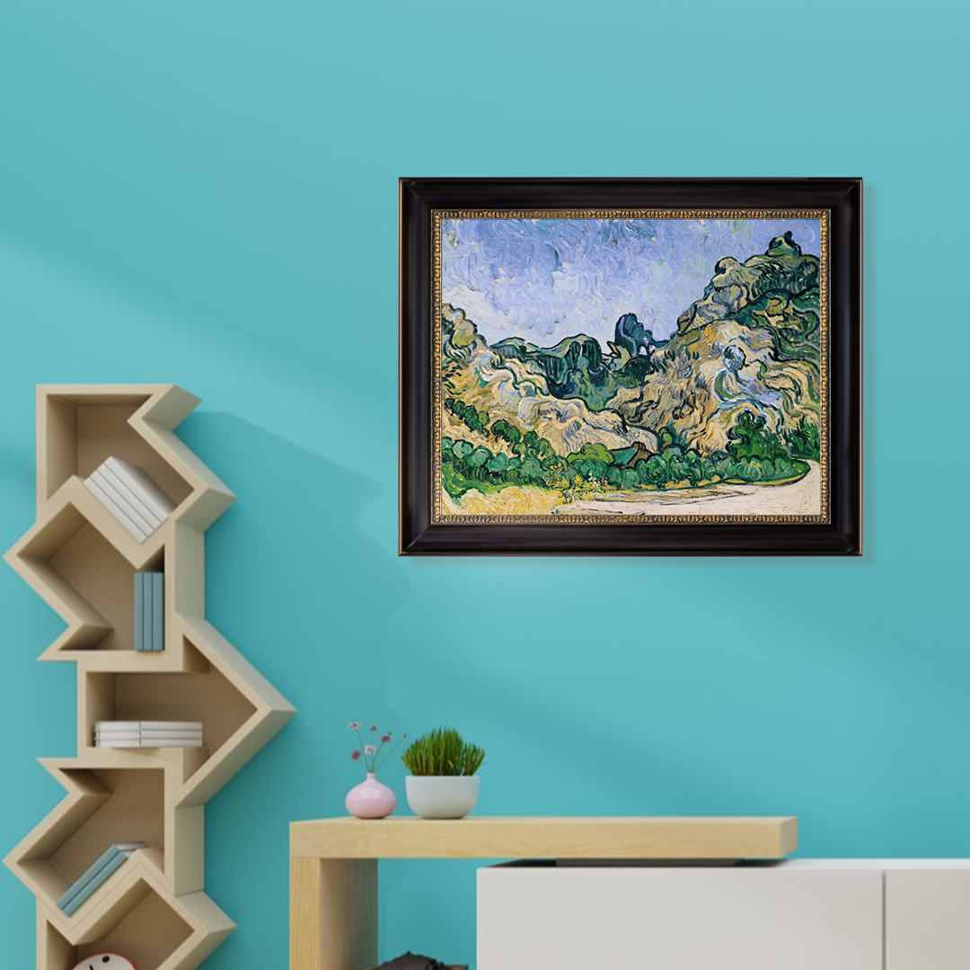 Mountains at Saint-Remy by Vincent van Gogh, Canvas, 24'' x 19 ...