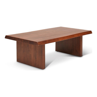 48" Brooks Solid Acacia Coffee Table, 48W x 27D x 16H - Transitional ...