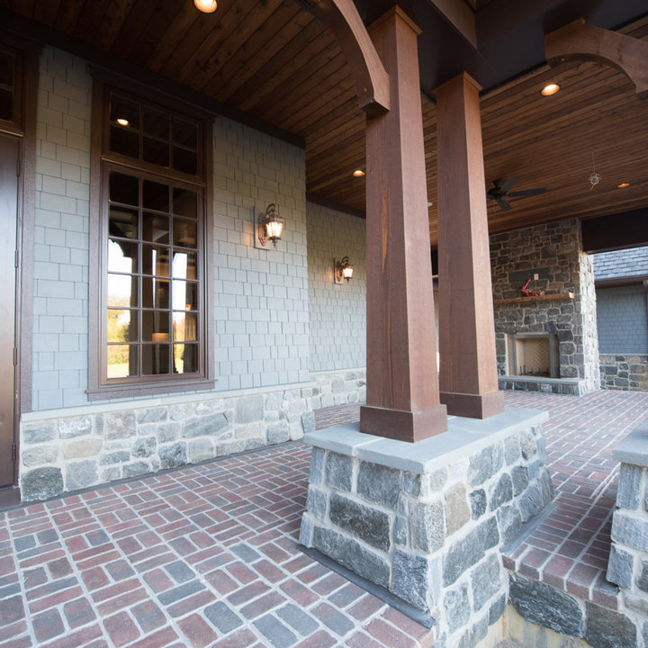 75 Brick Porch Column Ideas You'll Love - October, 2025 | Houzz