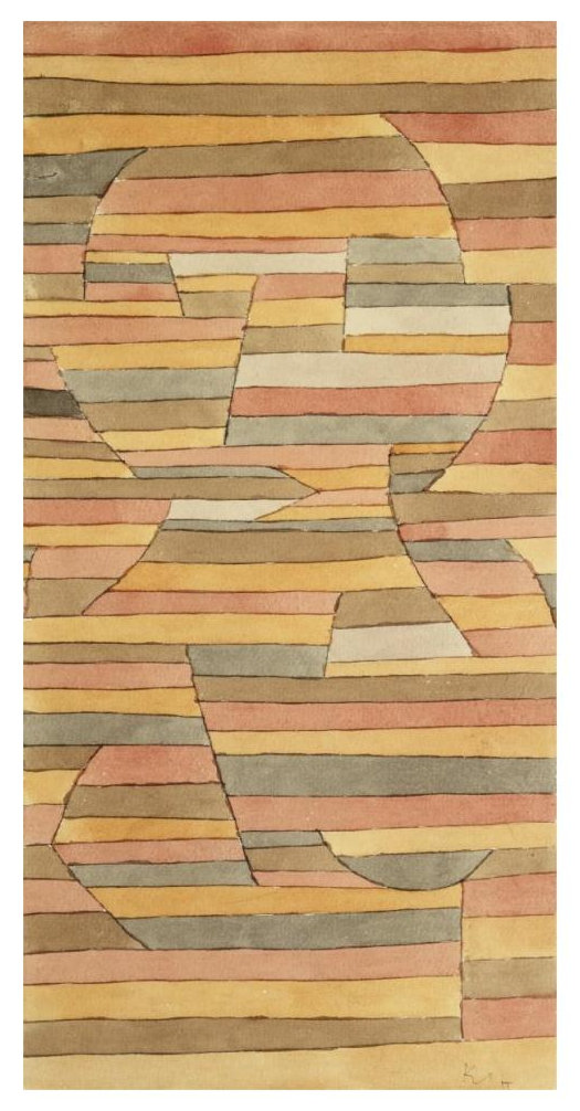 "Solitary" Digital Paper Print by Paul Klee, 14"x26", 32"x62 ...