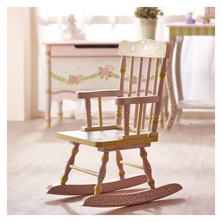 Crackled Rose Rocking Chair - Craftsman - New York - by Teamson Kids ...