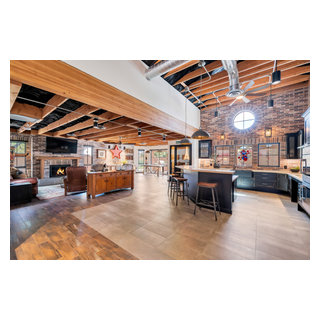 New York City Loft Styled Kichen Addition - Industrial - Kitchen ...