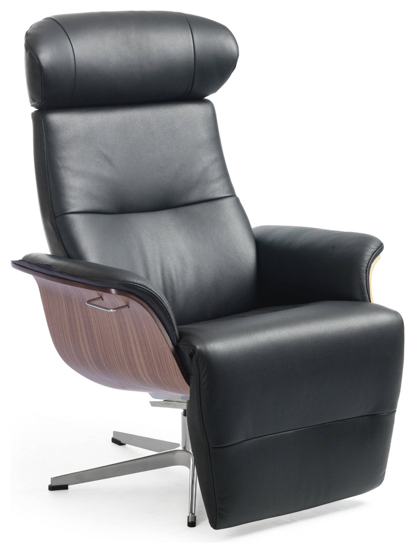 Conform Reclining Leather adjustable Lounge Chair - Midcentury ...