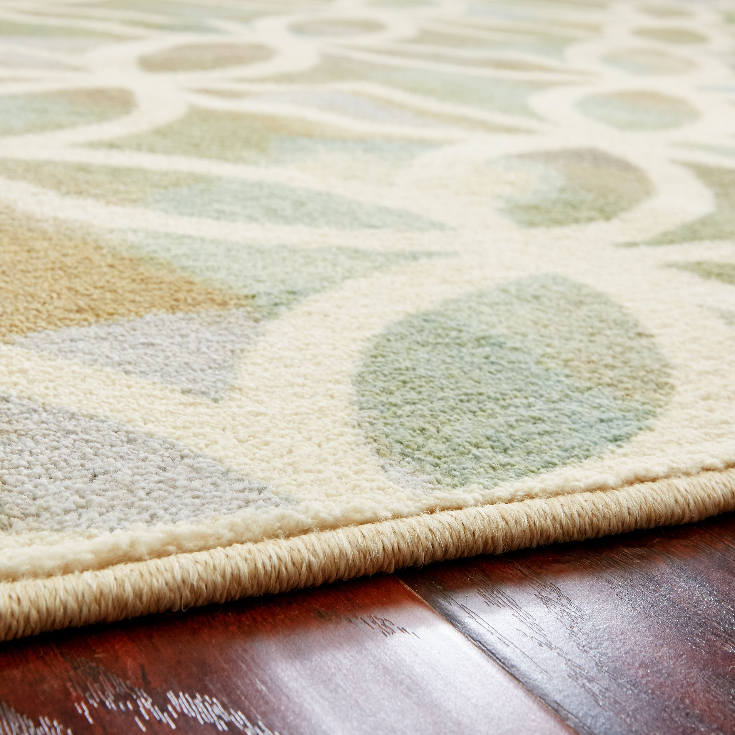 Geo Floral Pattern Multi Rug, 5'x8' - Contemporary - Area Rugs - by ...