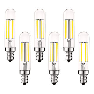 Luxrite T6 T6.5 LED Bulb 5W 5000K Bright White Dimmable 500LM E12, Set ...