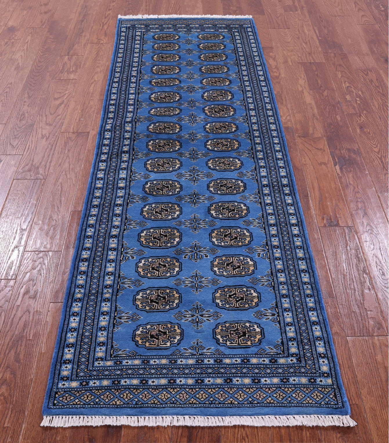 Silky Bokhara Handmade Wool Runner Rug 2' 7" X 8' 0" - Q21895, 2' 7" X ...