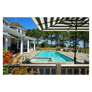 White Diamonds Pebble Sheen w/ Nero Tile - Boston - by Atlantic Pool ...