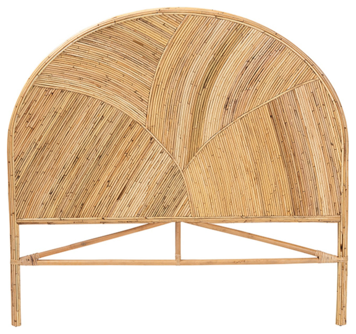 Boho Honey Rattan Queen Headboard - Tropical - Headboards - by ...