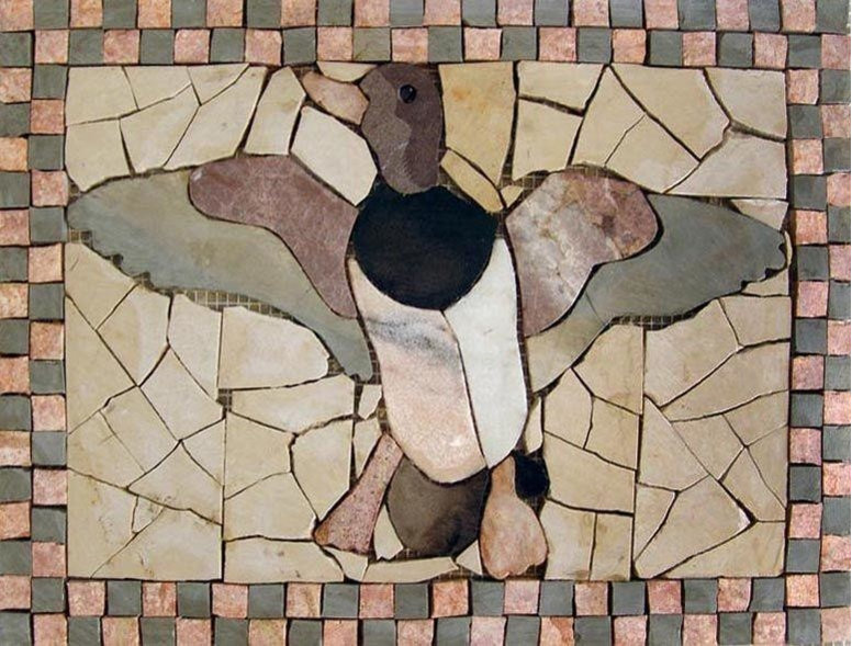 Mosaic Patterns, Dove Stone, 20" x 15" - Contemporary - Tile Murals ...