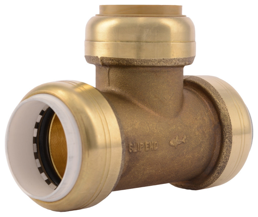 SharkBite® UIP376A PVC Transition Slip Tee, 1" PVC x 1" PVC x 1" CTS, 1 ...