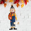 36"H Fall Metal Scarecrow Yard Stake/Standing/ Hanging Sign ...