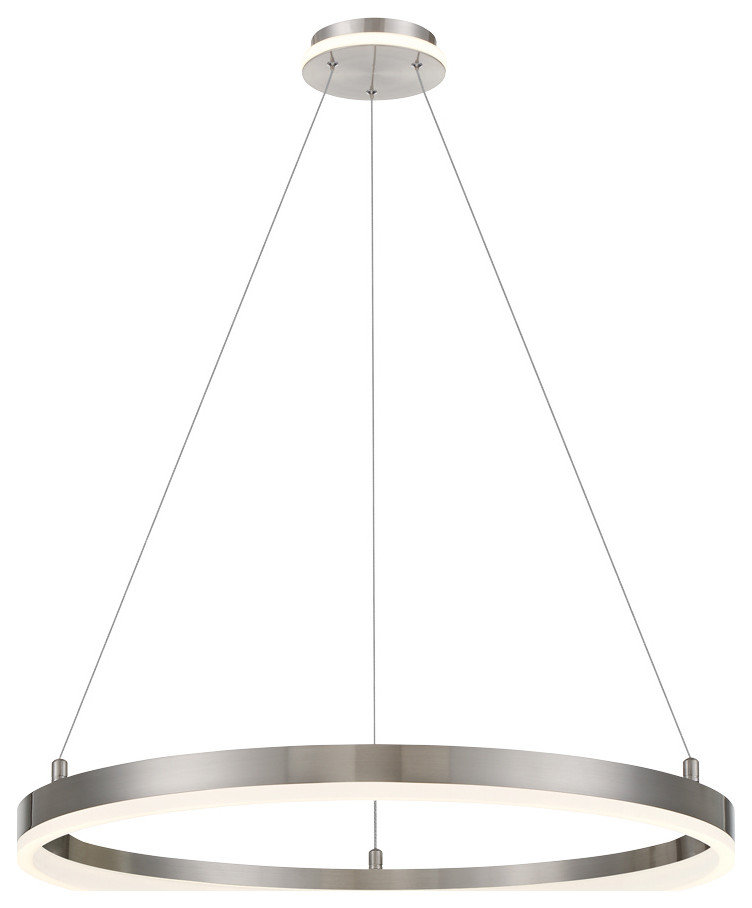 Recovery LED Pendant in Silver - Modern - Pendant Lighting - by LAMPS ...