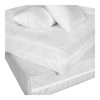 Permashield Antibacterial Extra Strong Complete Bed Protector Set, Twin ...