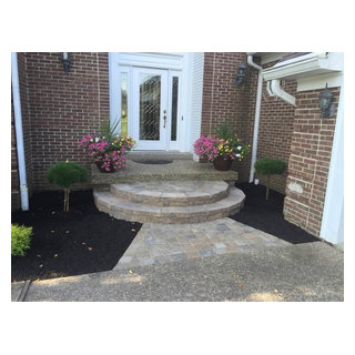 Front Entry Opening- Half Moon Steps & Landscaping Remodel - Louisville ...