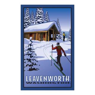 Paul Leighton Leavenworth Washington Art Print, 24"x36" - Contemporary ...