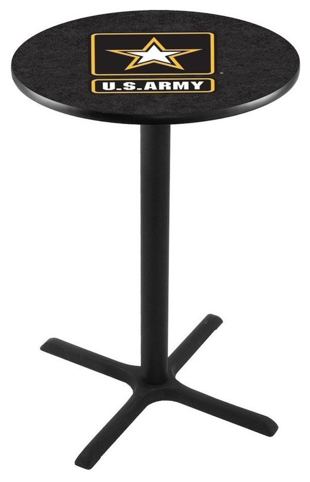 U.S. Army Pub Table, 36"x42" - Contemporary - Indoor Pub And Bistro ...