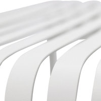 Enid Outdoor Side Table, White - Transitional - Outdoor Side Tables ...