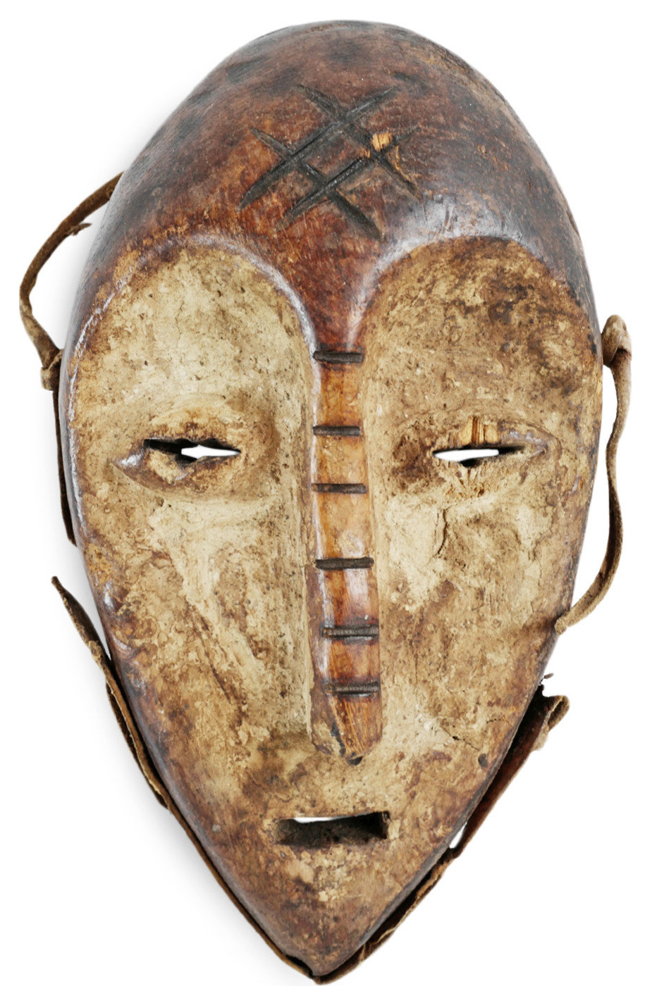 Consigned Vintage Carved Lega Mask - Tropical - Wall Sculptures - by ...