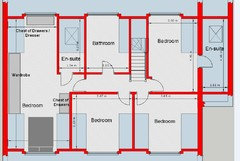 Master bedroom layouts - open plan dressing room/en-suite | Houzz UK