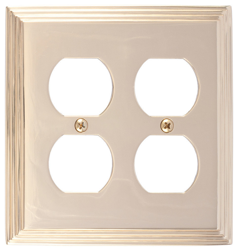 Classic Steps Double Outlet - Traditional - Switch Plates And Outlet ...