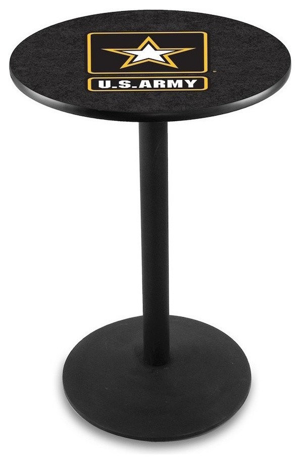 U.S. Army Pub Table, 36"x36", 36"x36" - Contemporary - Indoor Pub And ...
