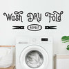 Black Wash Dry Fold Repeat Wall Decals - Contemporary - Wall Decals ...