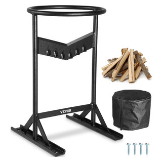 VEVOR Firewood Splitter 9" XL Large Wood Cutter Steel Manual Cutting ...