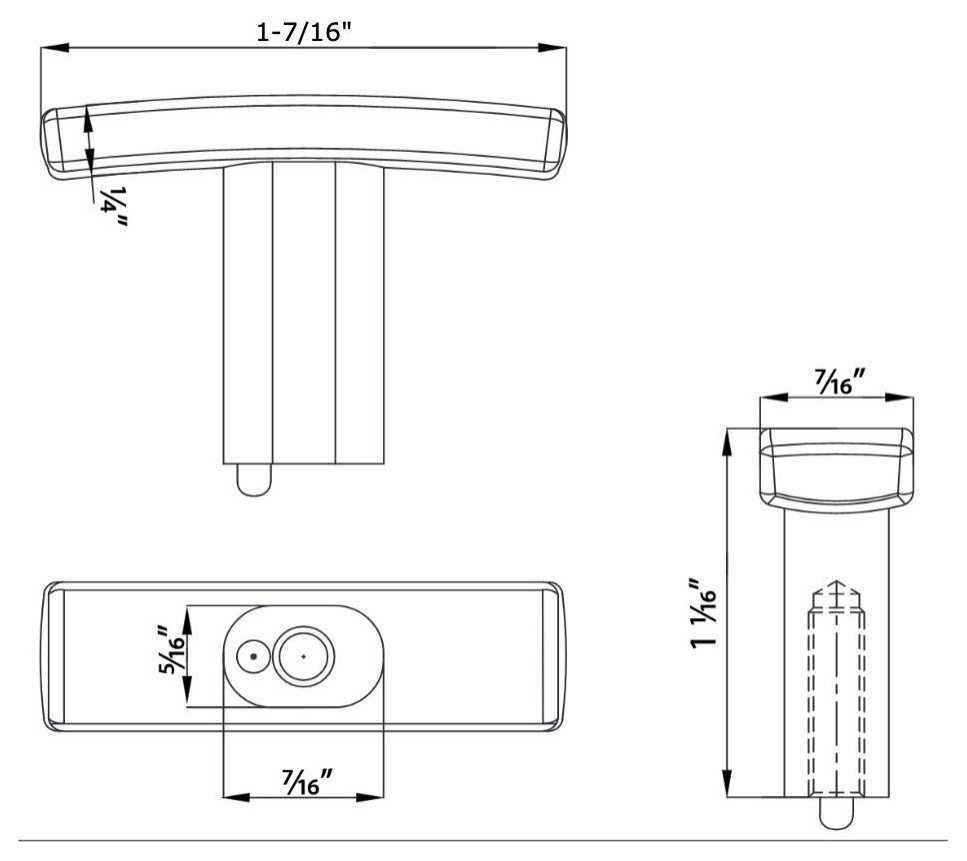 Diversa Hardware Brushed Gold Arched Cabinet Hardware, Arched Knob ...