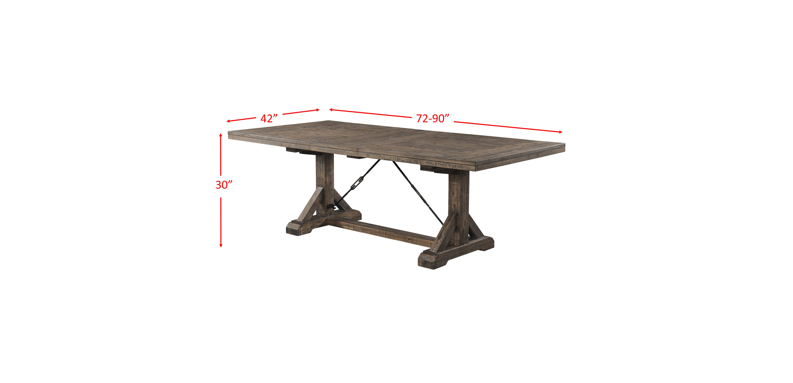 Flynn Dining Table - Rustic - Dining Tables - by Picket House | Houzz