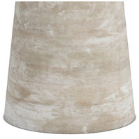Simpli Home Robbie Solid Wood Round Accent Table in Distressed White ...