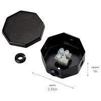 Black Splice Box Assembly - Transitional - Lighting Hardware - by ...