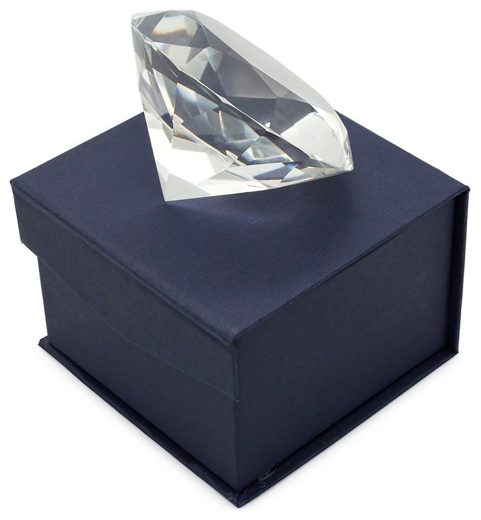 Jiallo Diamond Shape Paperweight - Contemporary - Desk Accessories - by ...