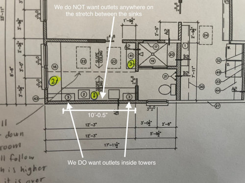 Outlet Placement for Bathroom Vanity