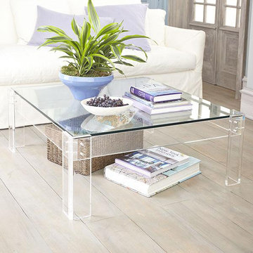Clear Acrylic Tables - Photos & Ideas | Houzz