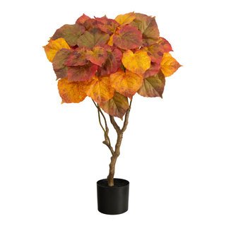 3' Autumn Umbrella Ficus Tree - Modern - Artificial Plants And Trees ...