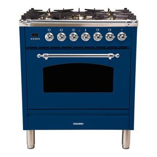 Single Oven Italian Gas Range, 30 - Contemporary - Gas Ranges And ...