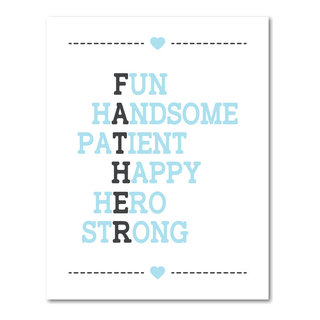 Acrostic Poem for Dad, 11"x14" Paper, Print, Father's Day Gift ...