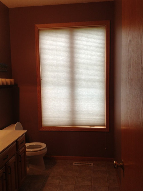 My toilet is in front of a large window | Houzz Forum