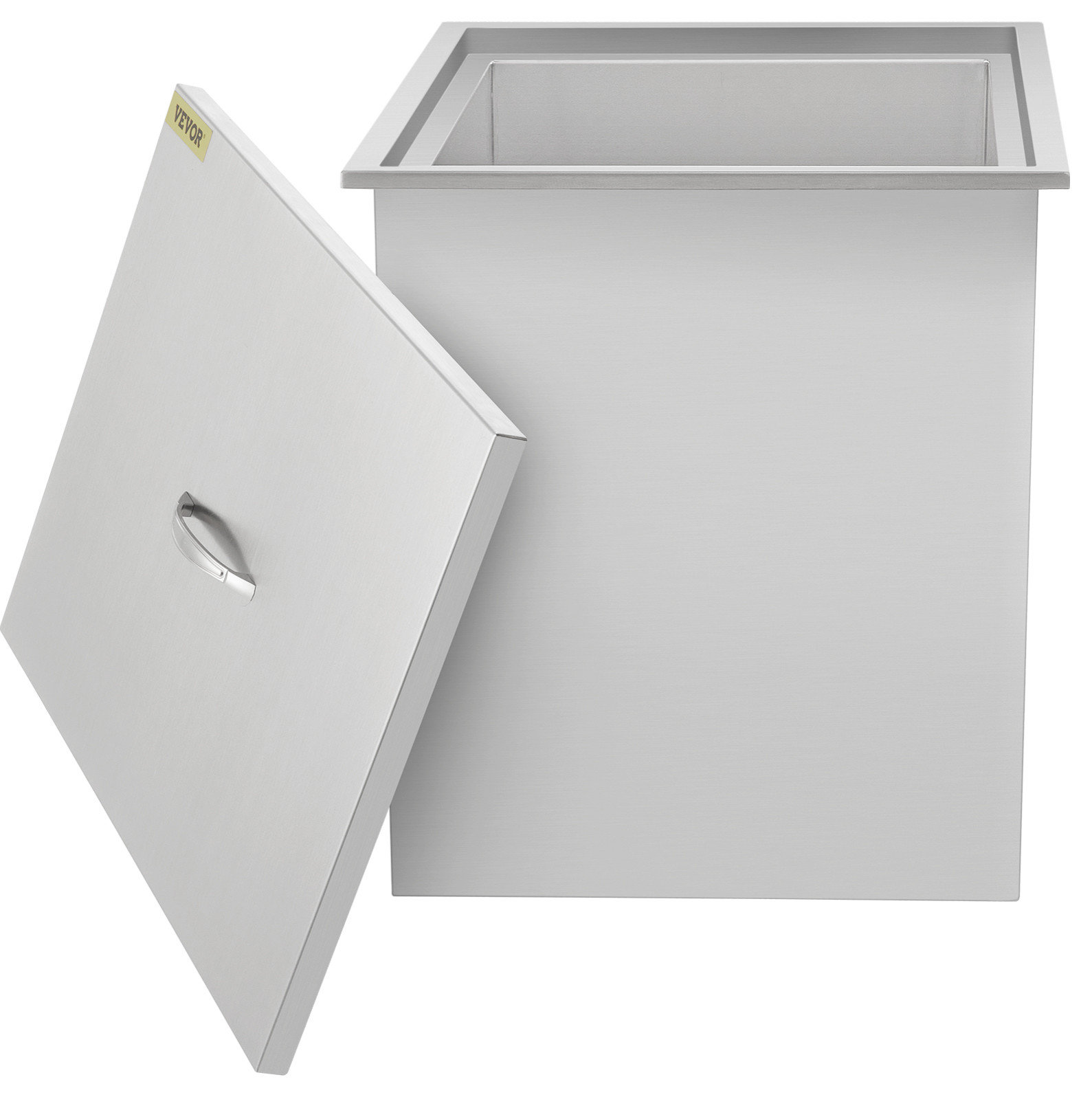 VEVOR 50 Qt Cooler Ice Chest 304 Stainless Steel Drop in to keep taste ...