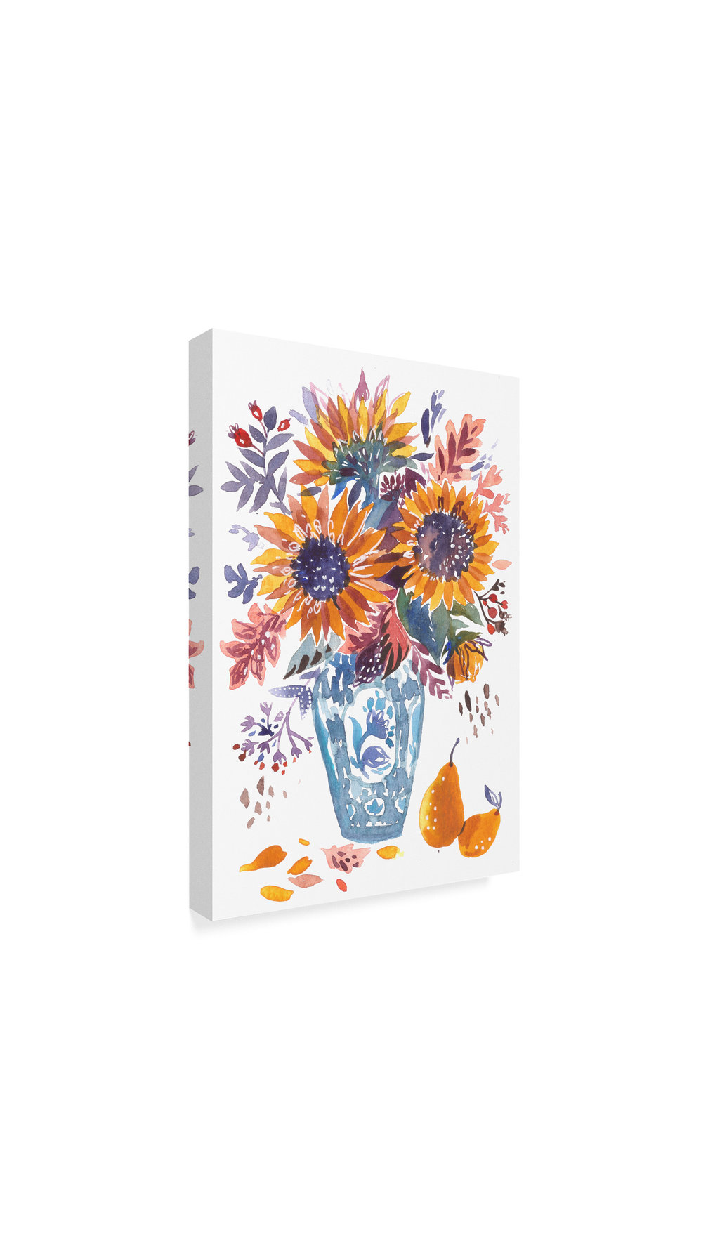 Irina Trzaskos Studio 'Autumn Florals 4' Canvas Art, 47"x30 ...