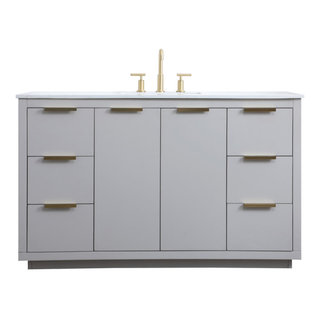 Elegant Lighting VF19454 Blake 54" - Transitional - Bathroom Vanities ...