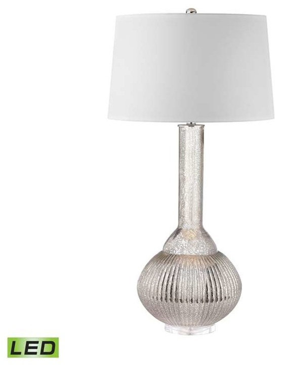 Juju Jar LED Lamp, Antique Mercury - Transitional - Table Lamps - by ...