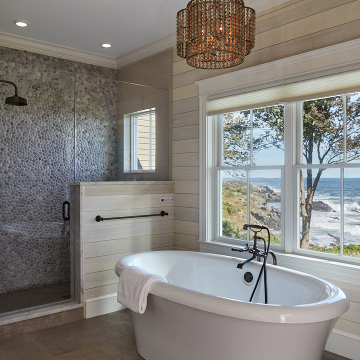 75 Pebble Tile Bathroom Ideas You'll Love - June, 2026 | Houzz