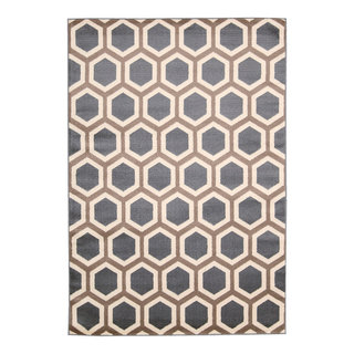 Nova No105 Area Rug, 7'10"x10'6" - Contemporary - Area Rugs - by ...