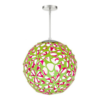 Groovy Round LED Pendant, 24" - Contemporary - Pendant Lighting - by ...