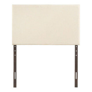 Region Twin Upholstered Headboard, Ivory - Contemporary - Headboards ...
